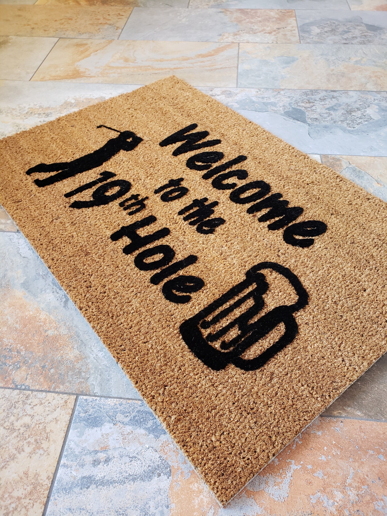 The 19th Hole Door Mat / Golf Doormat / Welcome Mat / Custom - Etsy