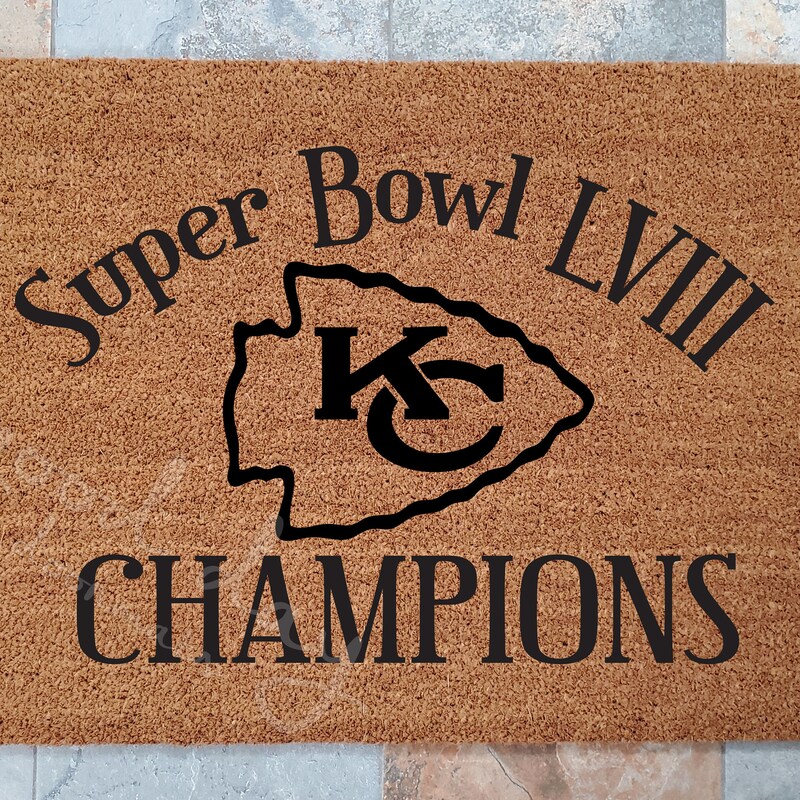 Kansas City Chiefs Door Mat - Etsy
