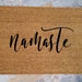 Namaste Gift Namaste Door Mats Yoga Lover Gifts Yoga Gifts - Etsy