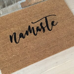 Namaste Gift, Namaste Door Mats, Yoga Lover Gifts, Yoga, Gifts for ...