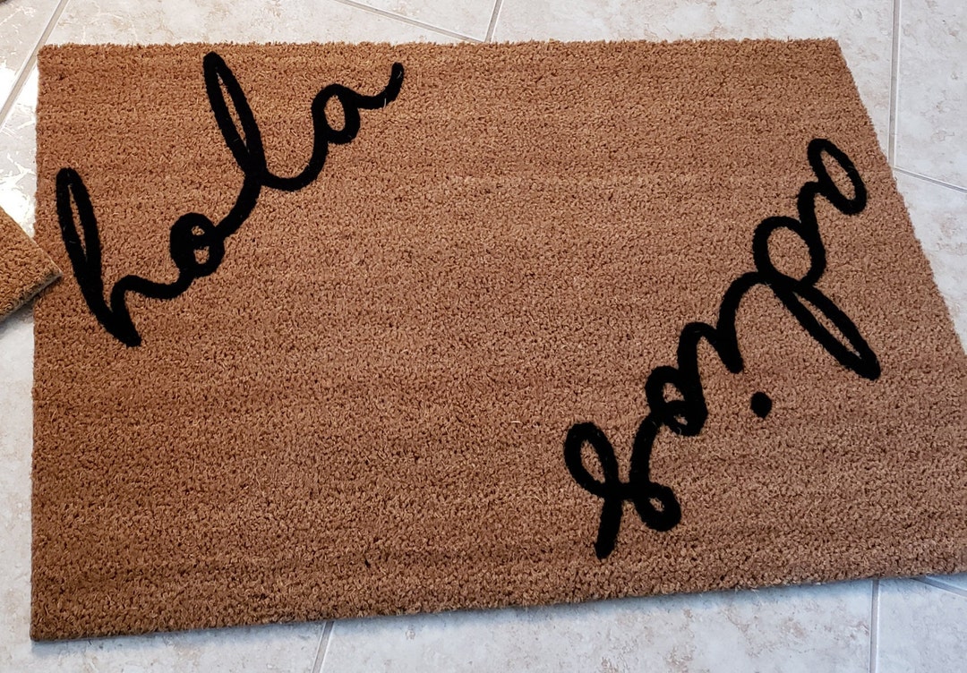 Hello Goodbye Door Mat / Hola Adios Door Mat / Hallo Tchuss Door Mat ...