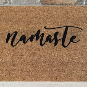 Namaste Gift Namaste Door Mats Yoga Lover Gifts Yoga Gifts - Etsy