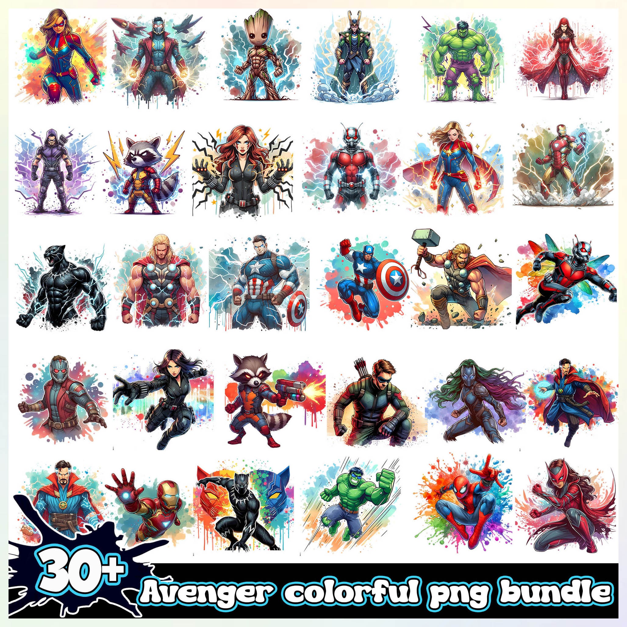 Avengers PNG Clipart, Super Heroes Clipart, Avengers Printable Image ...