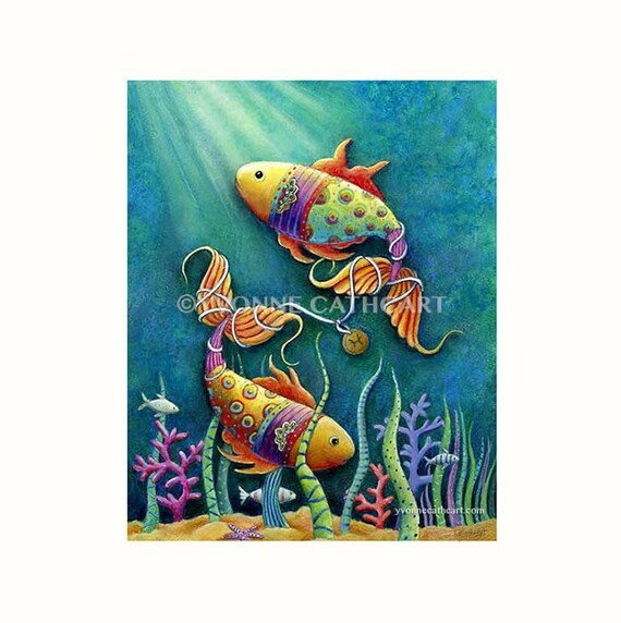 Pisces Fish Art