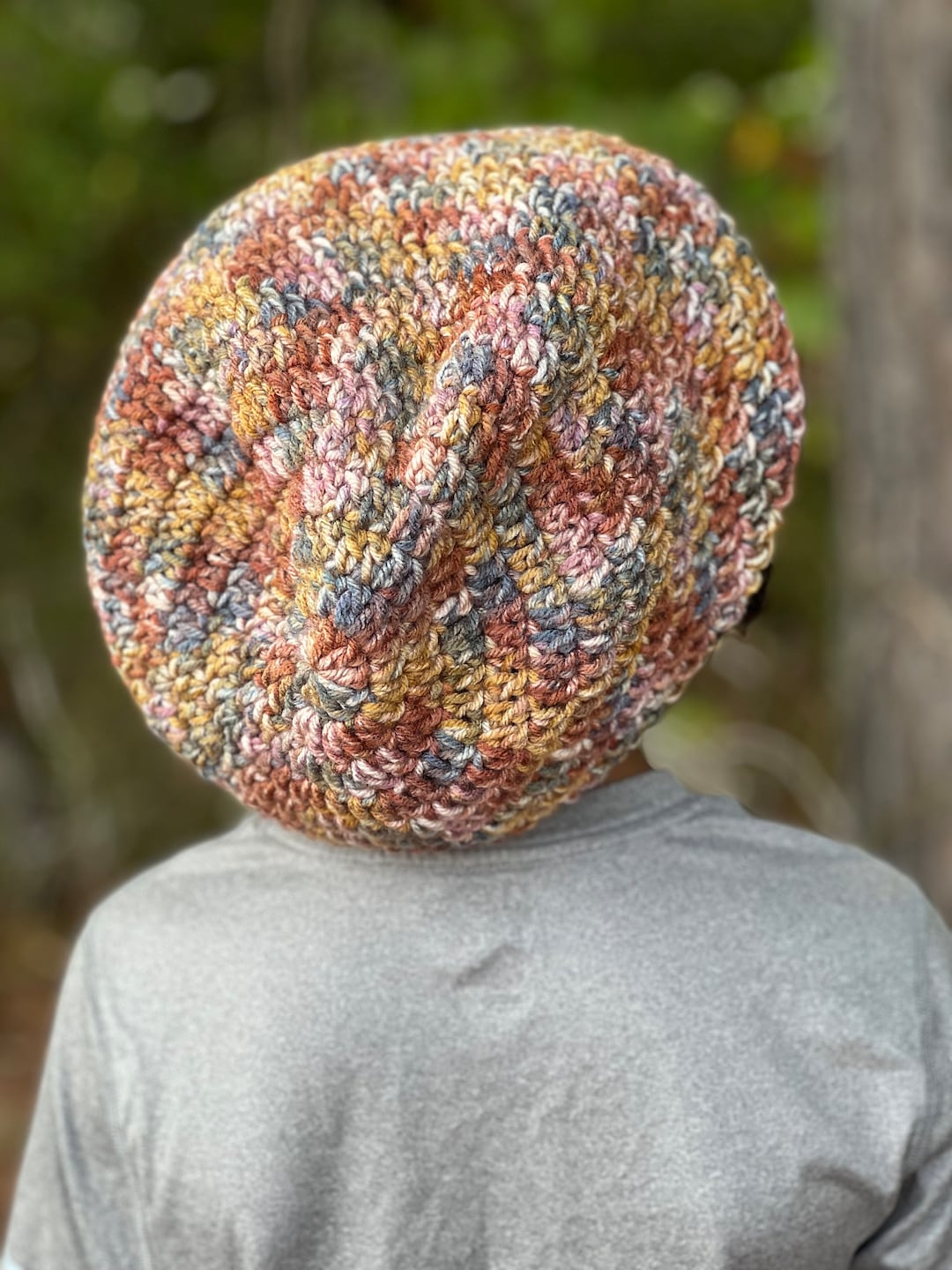 Earth Tones Crochet Rasta Loc Tam - Etsy