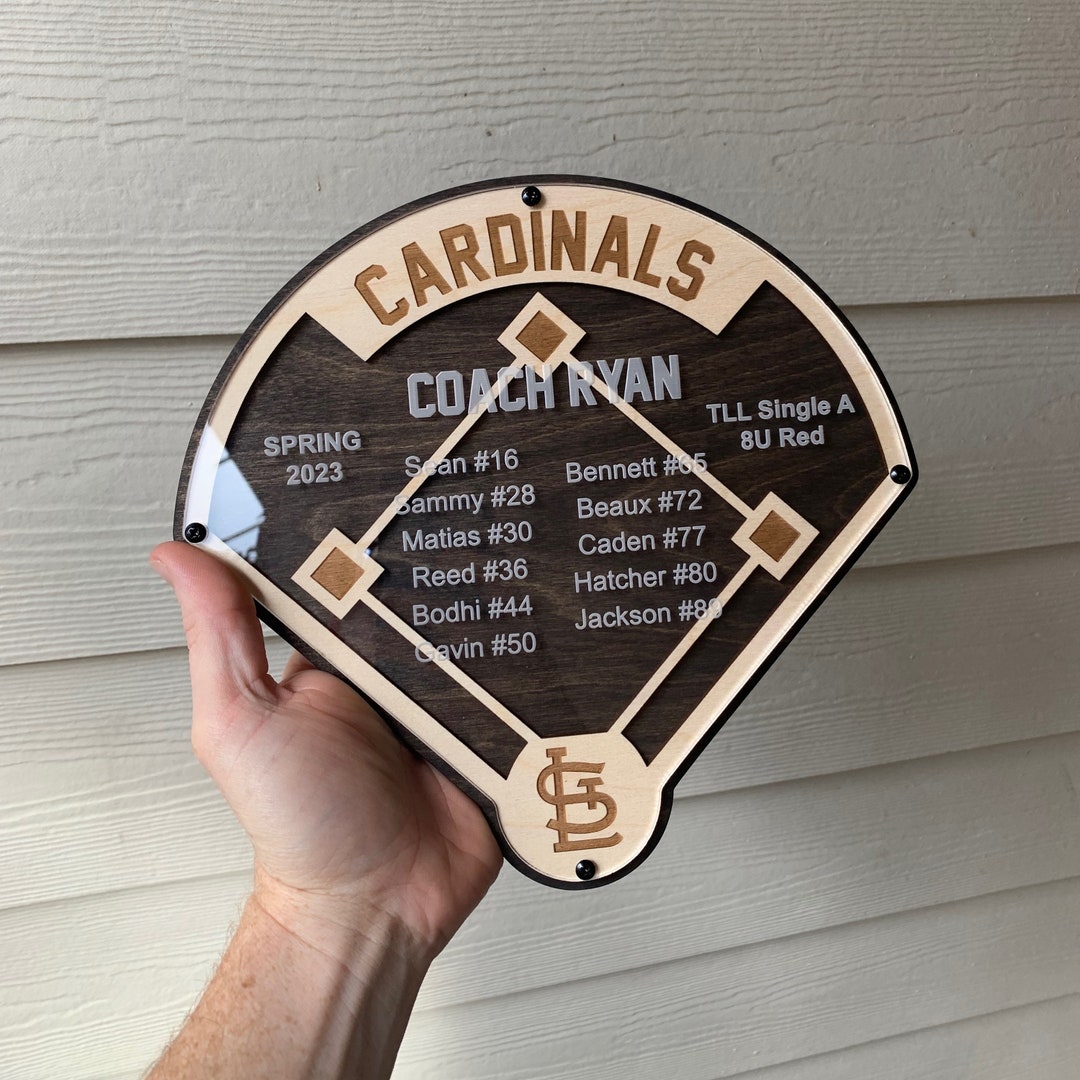 Baseball Coach Gift, Baseball Plaque - Etsy