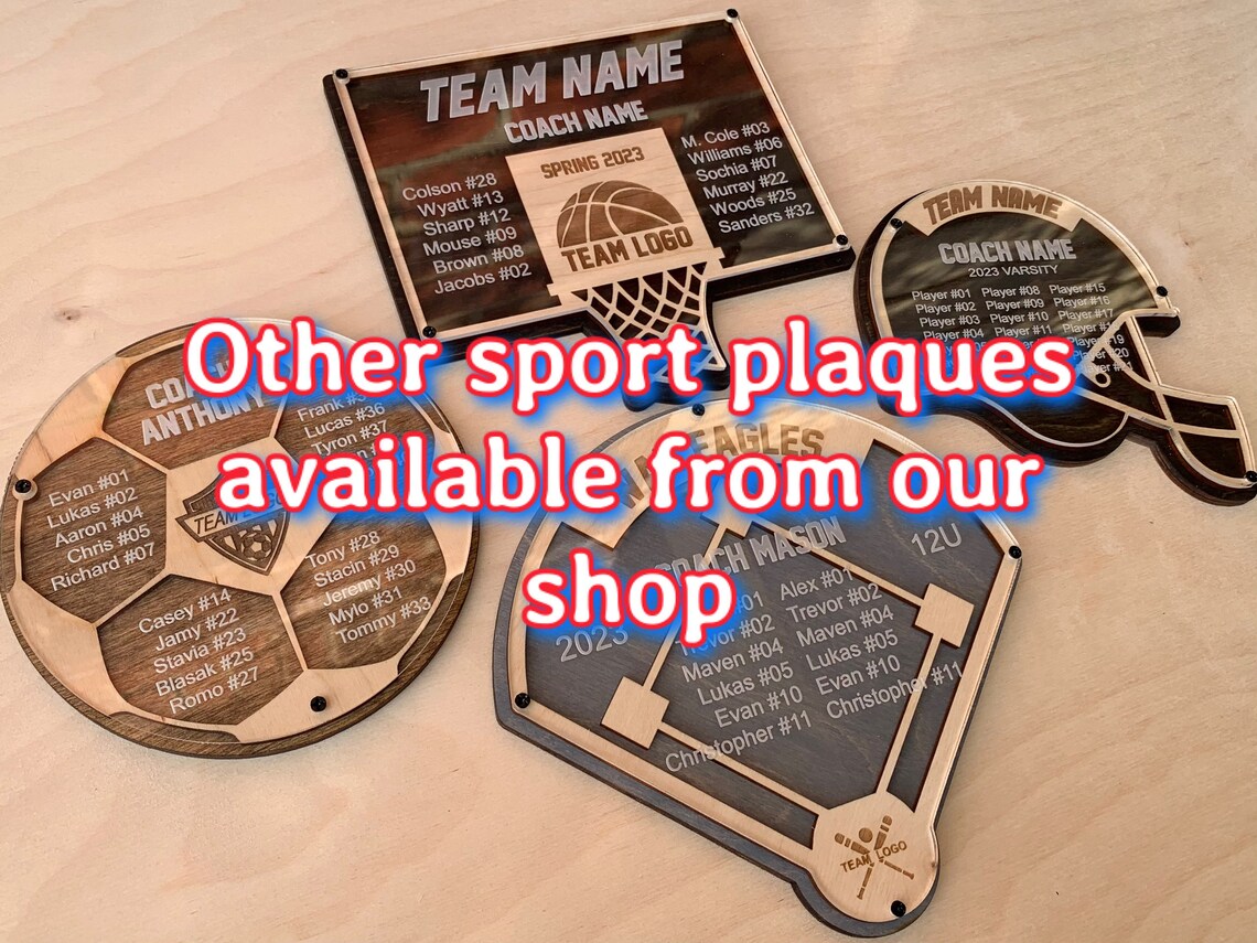 Personalized Volleyball Coach Plaque, End of Season Award, Customized ...