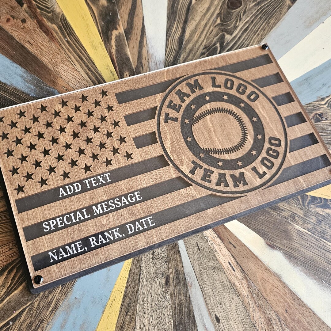 First Responder Plaque, American Flag Keepsake, Personalized - Etsy