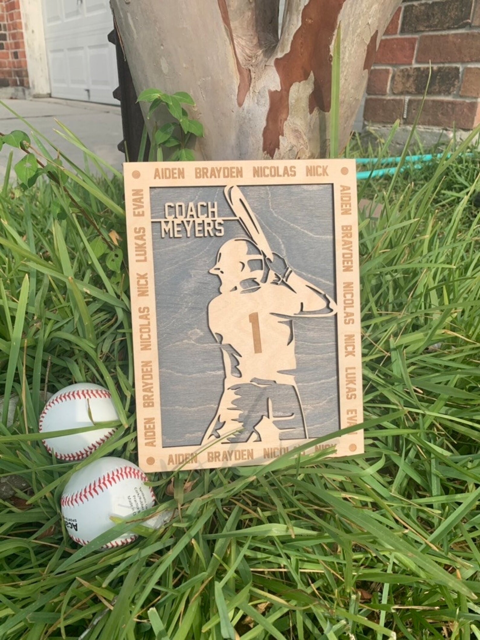 Baseball Coach Gift Baseball Sign - Etsy