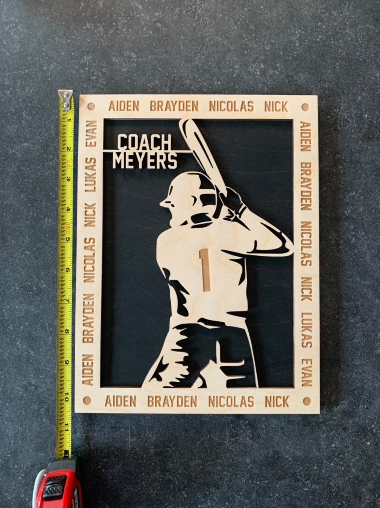 Baseball Coach Gift - Baseball Sign - Etsy