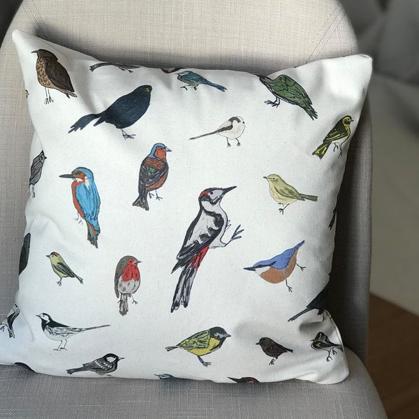 British Birds Cushion - Etsy UK