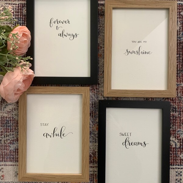 Calligraphy Signs - Etsy