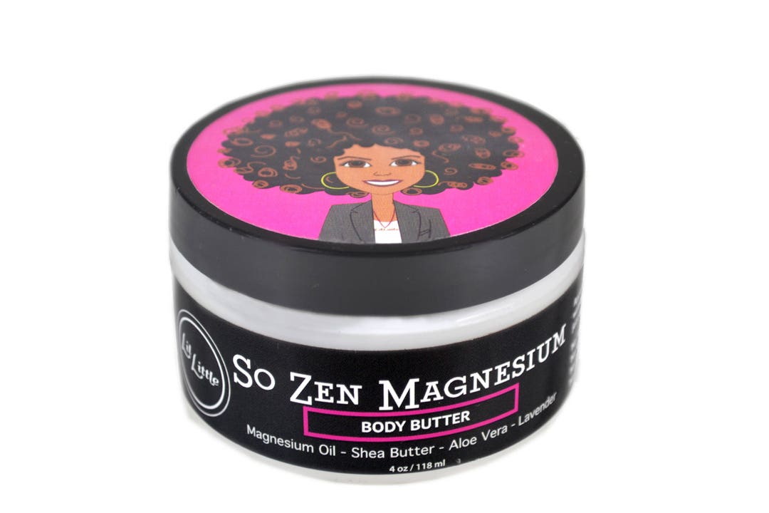 Magnesium Body Butter for Sleep and Muscle Ease, Soothing Lavender ...