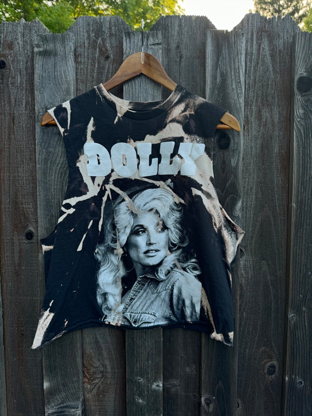 Dolly Parton Tie-dye Bleached Cropped Muscle Tee - Etsy Dolly Parton Tie-dye Bleached Cropped Muscle Tee - Etsy