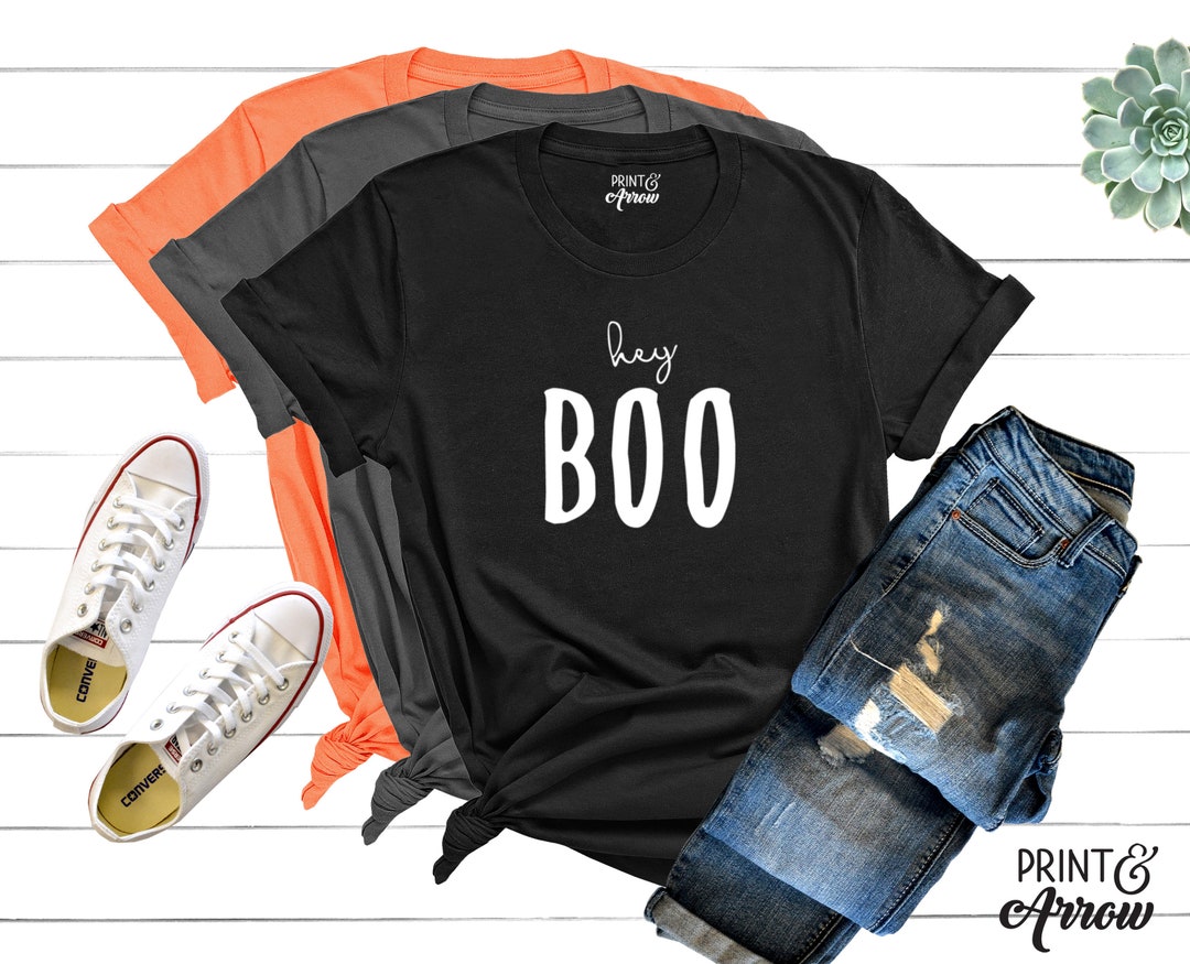 Hey Boo Shirt, Halloween Shirt, Trick or Treat, Fall Teacher Shirt ...