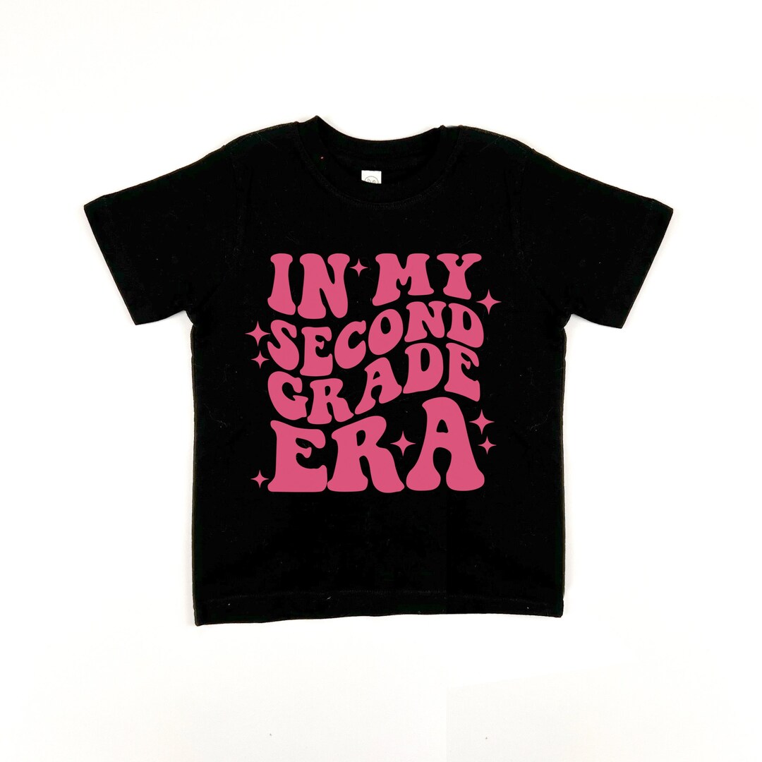 In My Second Grade Era Shirt, Retro 2nd Grader T-shirt, Back to School ...