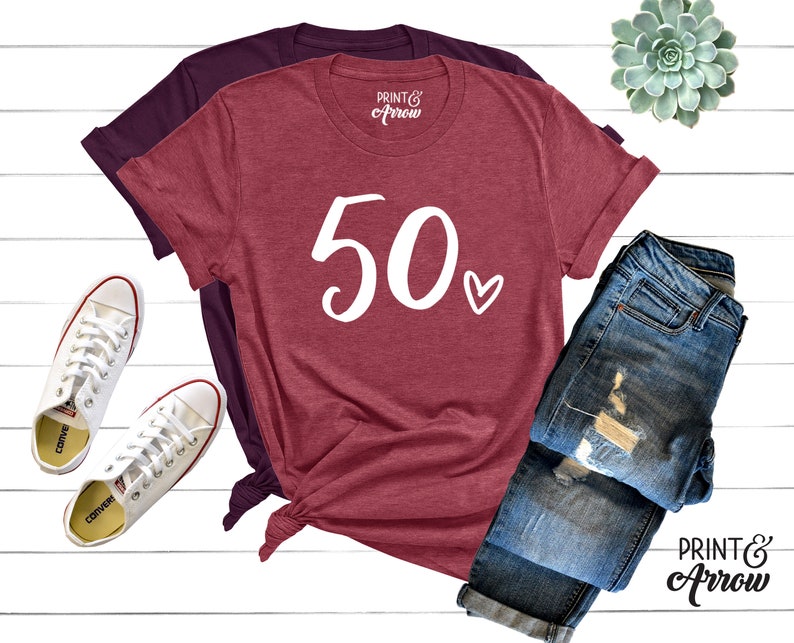 50 Shirt 50th Birthday 50th Birthday Shirt Fifty AF Shirt - Etsy