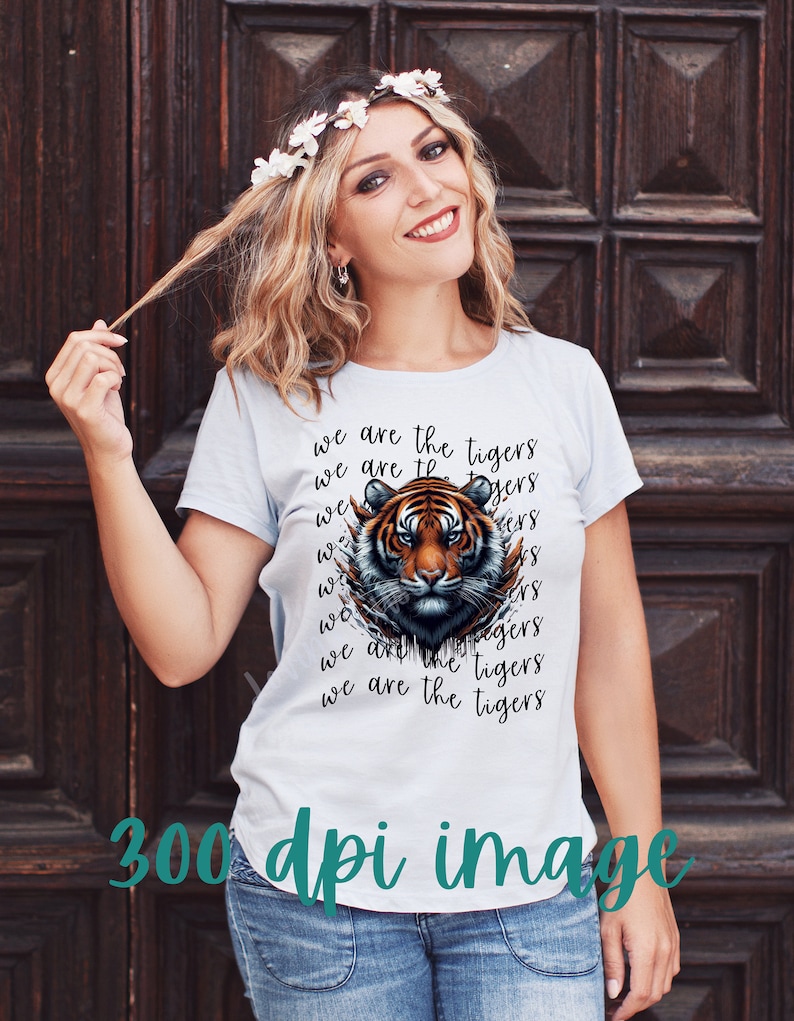 Tiger Mascot PNG, Tiger Dtf Shirt Design, Tiger Shirt Design, Tiger Png ...