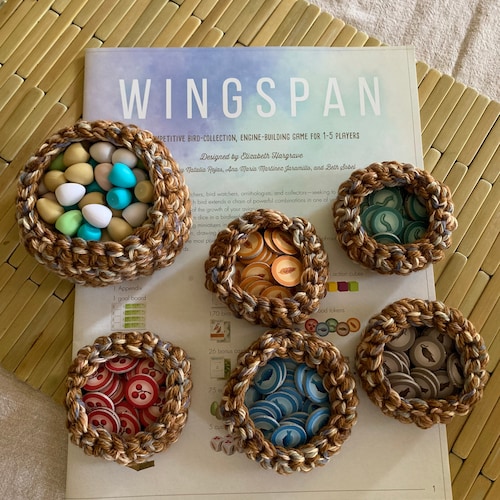 Wingspan Egg Food Token Tray Board Game - Etsy