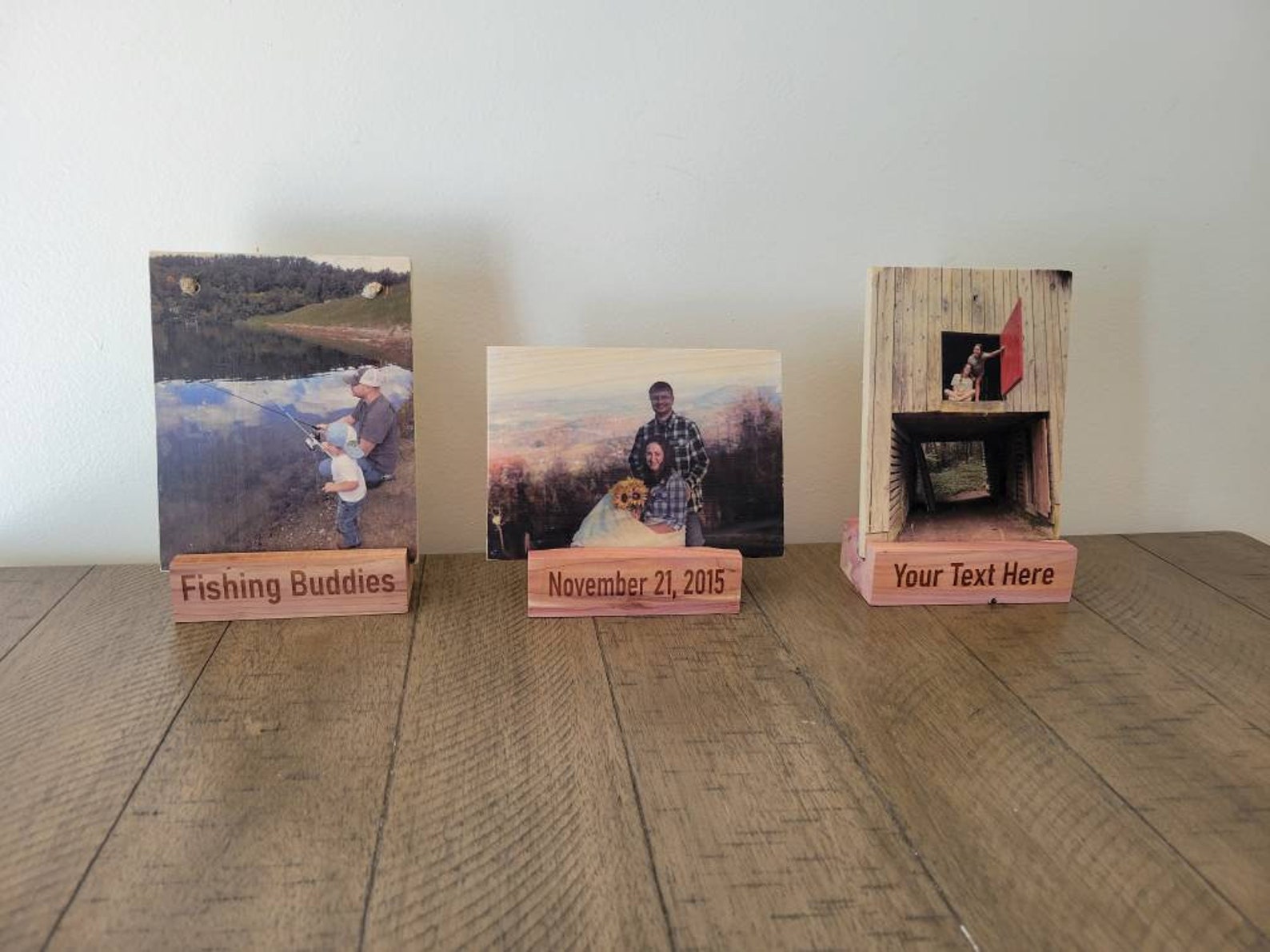 Personalized Wood Photo, Pallet Picture Frame, Custom Wood Print ...