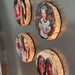 Personalized Photo Frame Magnet, Fridge Magnet Set, Wood Magnet Round ...