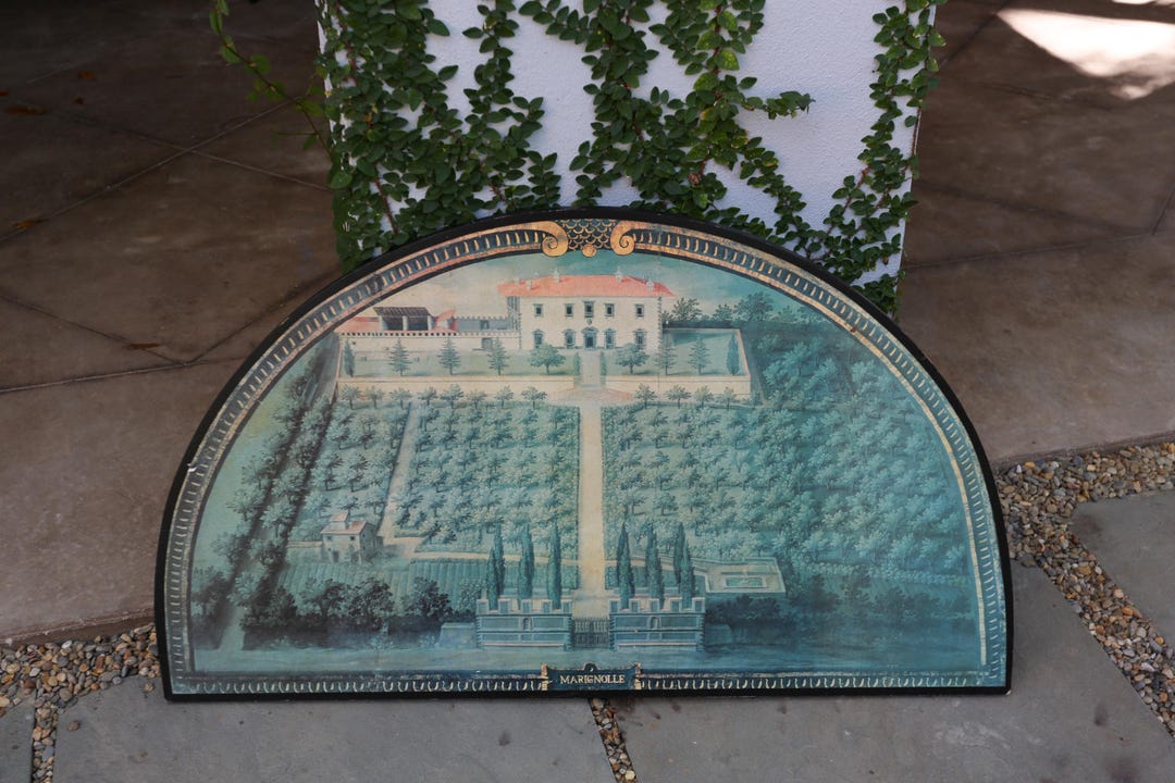 Vintage Ballard Designs Villa Di Marignolle Tuscan Villa Wall Decor ...