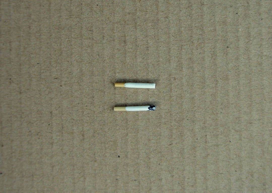 1/6 Scale Miniature Model Cigarettes (2 Pcs) - Etsy