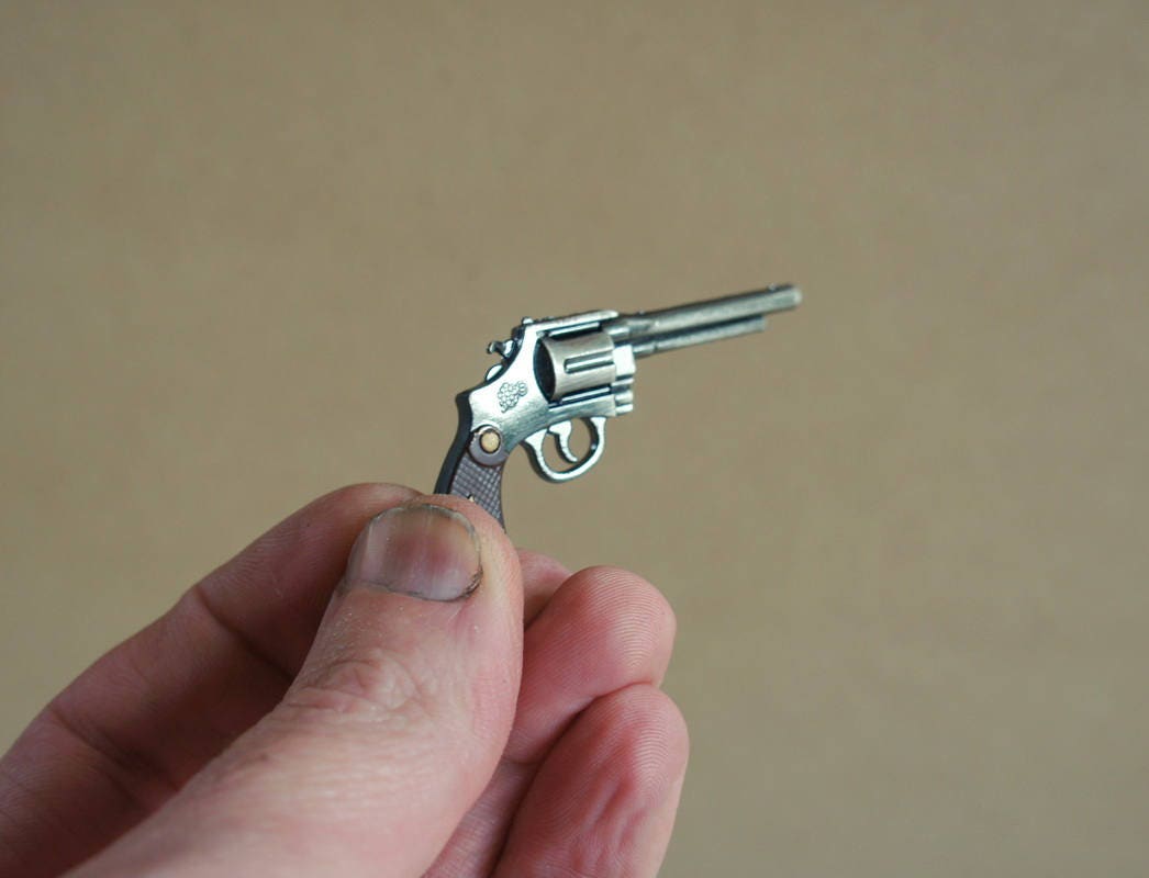 1/6 Scale Miniature Smith & Wesson Revolver and Leather - Etsy Australia
