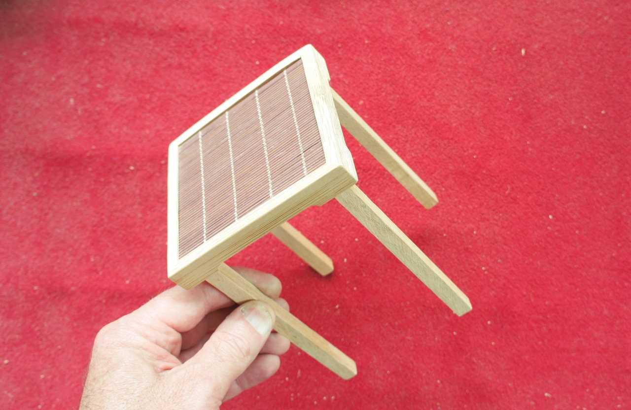 1/6 Scale Furniture Miniature Model Bamboo Table - Etsy