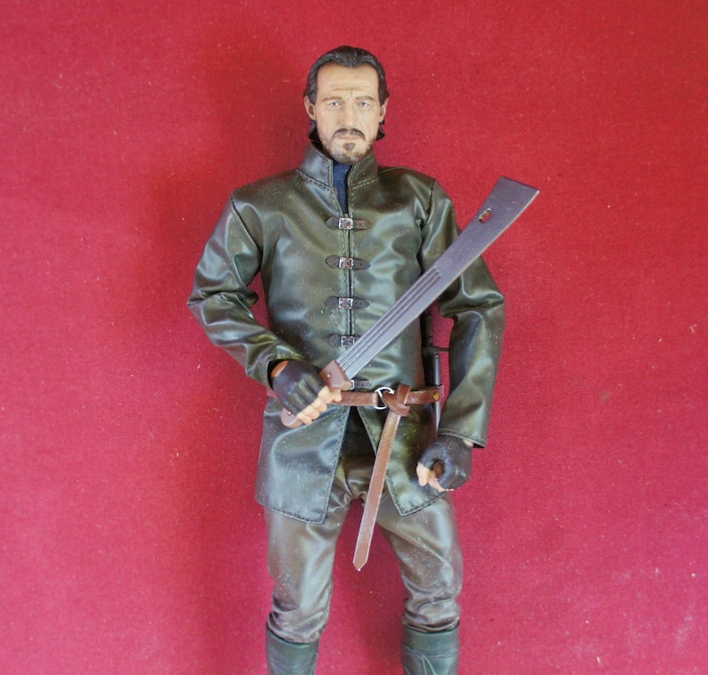 1/6 Scale Miniature Machete Panga Knife Solid Metal Weapon - Etsy