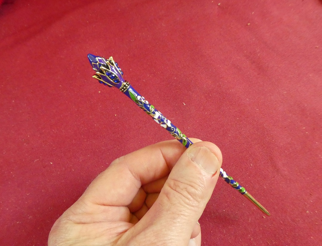 1/6 Scale Sceptre Magic Wand Blue Lotus Solid Metal - Etsy