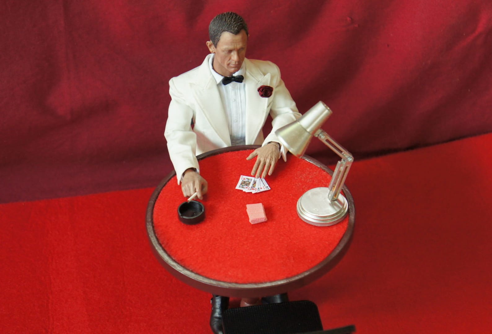 1/6 Scale Furniture Miniature Model Card Table - Etsy