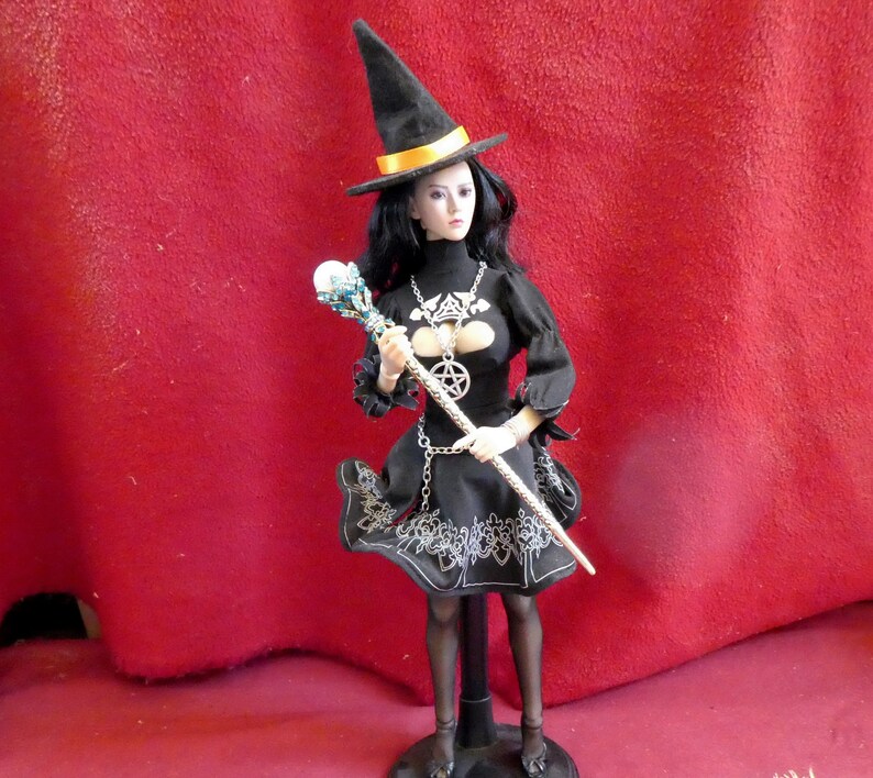 1/6 Scale Sceptre Magic Wand Pearl Orb Solid Metal - Etsy