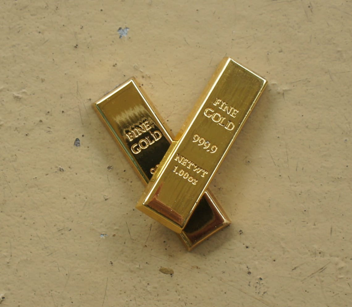 1/6 Scale Miniature Gold Bullion Bars 10 Pcs and Wooden Crate - Etsy