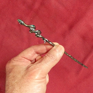 1/6 Scale Sceptre Staff Magic Wand Snake Asclepius Solid Metal - Etsy