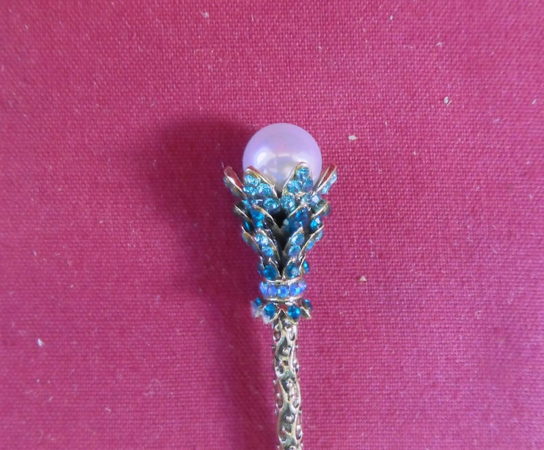 1/6 Scale Sceptre Magic Wand Pearl Orb Solid Metal - Etsy