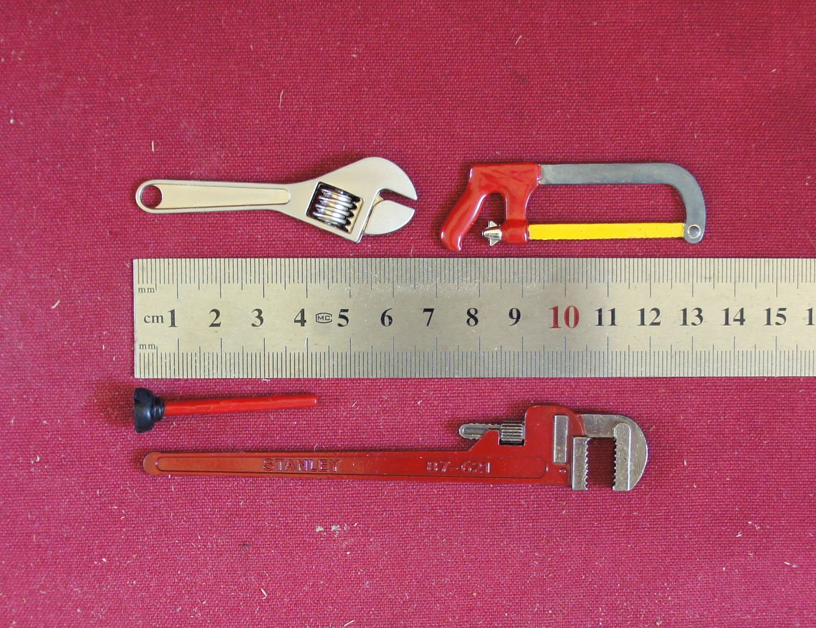 1/6 Scale Miniature Plumbing Tools Solid Metal - Etsy