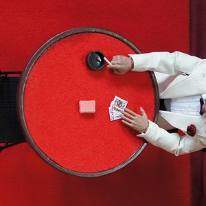 1/6 Scale Furniture Miniature Model Card Table - Etsy