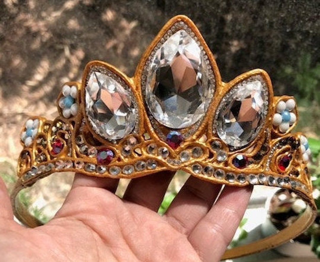 Unique Rapunzel Inspired Tiara, Crown, Coachella, Wedding, Burning Man ...