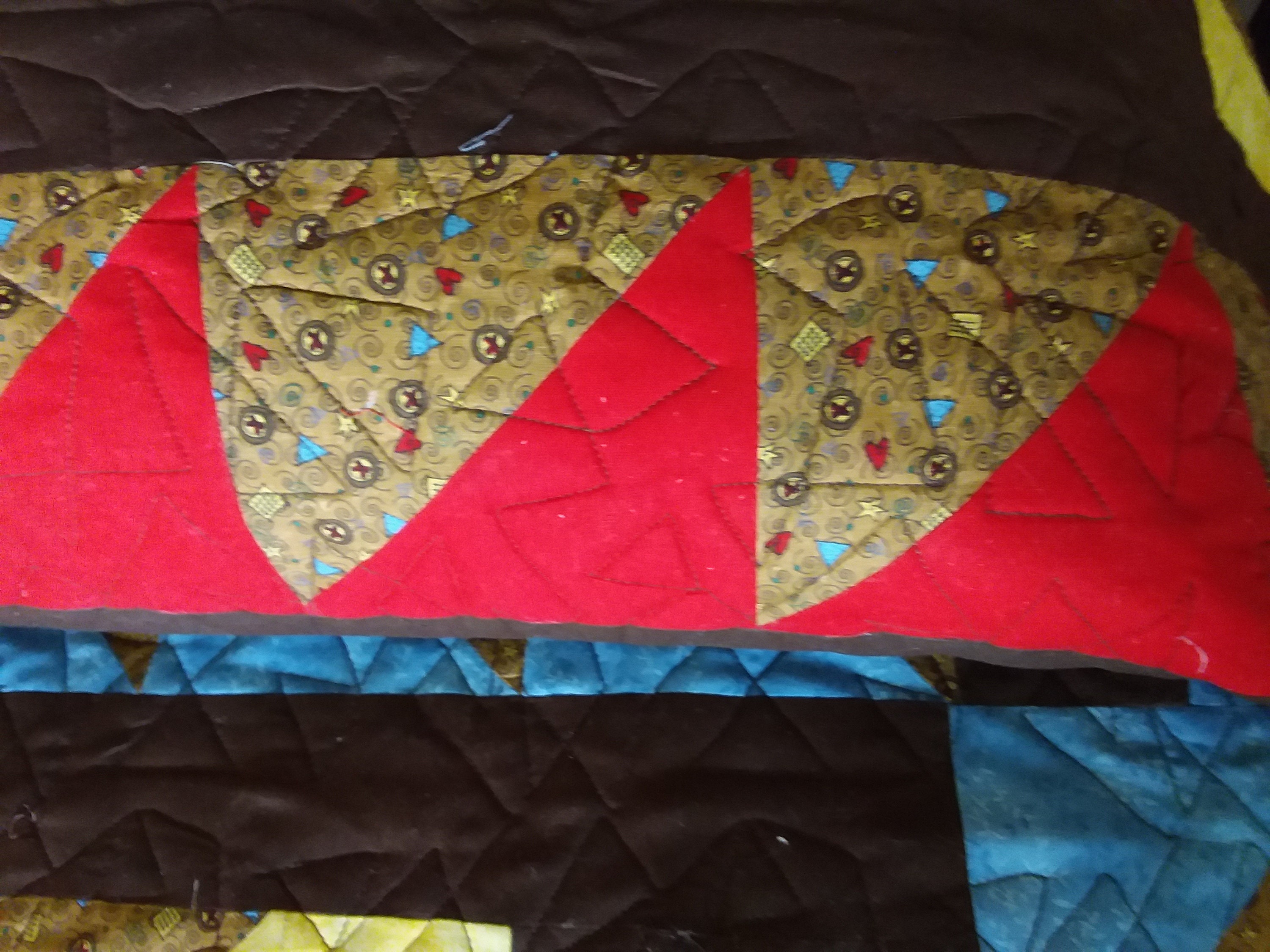 Colorful Patchwork Quilt All Cotton Queen Size Quilt Block Pattern ...