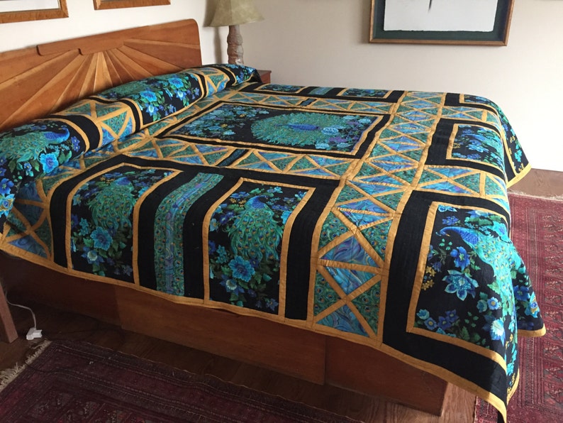 Peacock Quilt - Etsy Canada