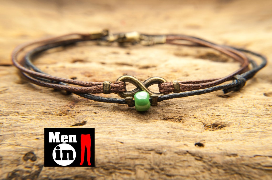 Men Infinity Bracelet Gift for Him Men Infinity Men Tiny - Etsy