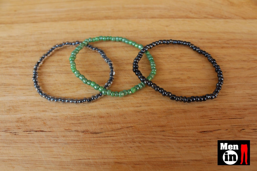 Set of 3 Bracelet, Three Bracelet Set, Three Row Bracelet, Men Tribal ...