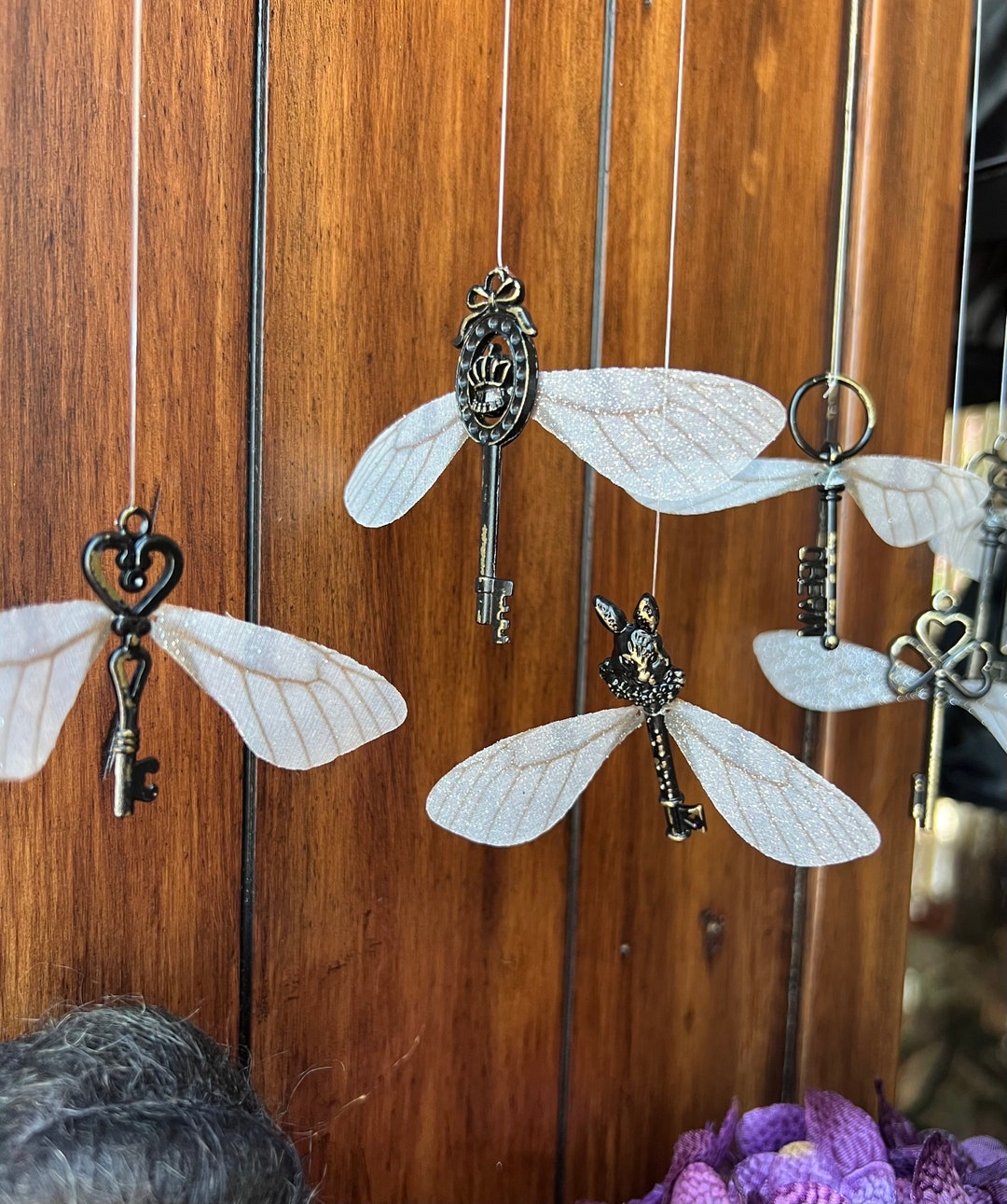 Gothic Alice Flying Keys Decor: Spooky Halloween Party Decorations - Etsy