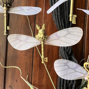 Wonderland Dragonfly Keys: Mad Hatter Tea Party Decor, Set of 8 - Etsy