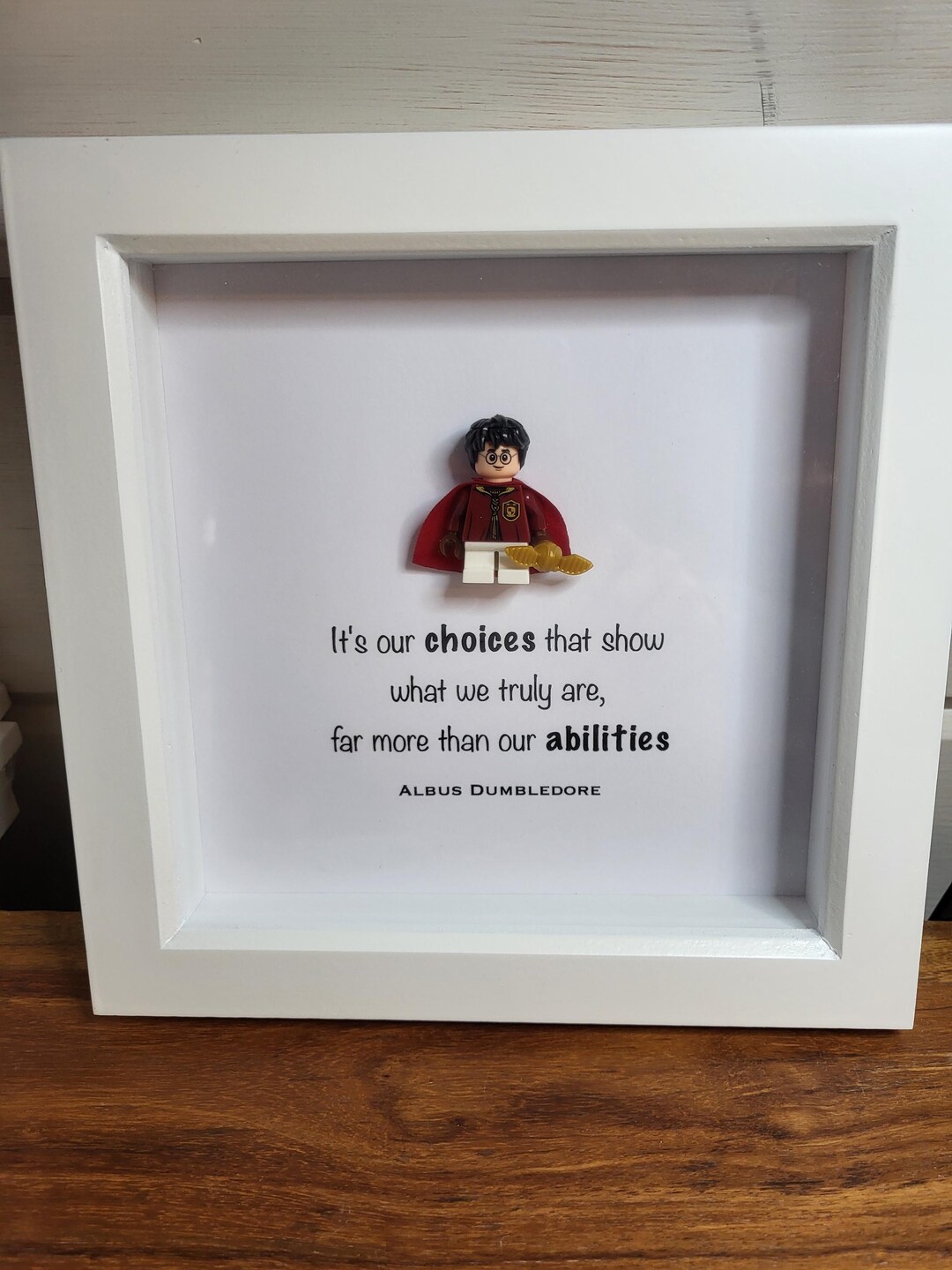 Harry Potter Inspired Minifigure Framed Christmas Gift Small Frame With ...