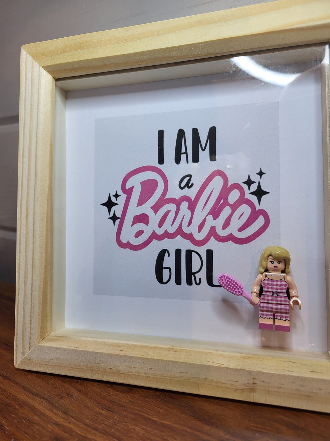 Barbie Inspired Minifigure Frame With a Barbie Minifigure Great ...