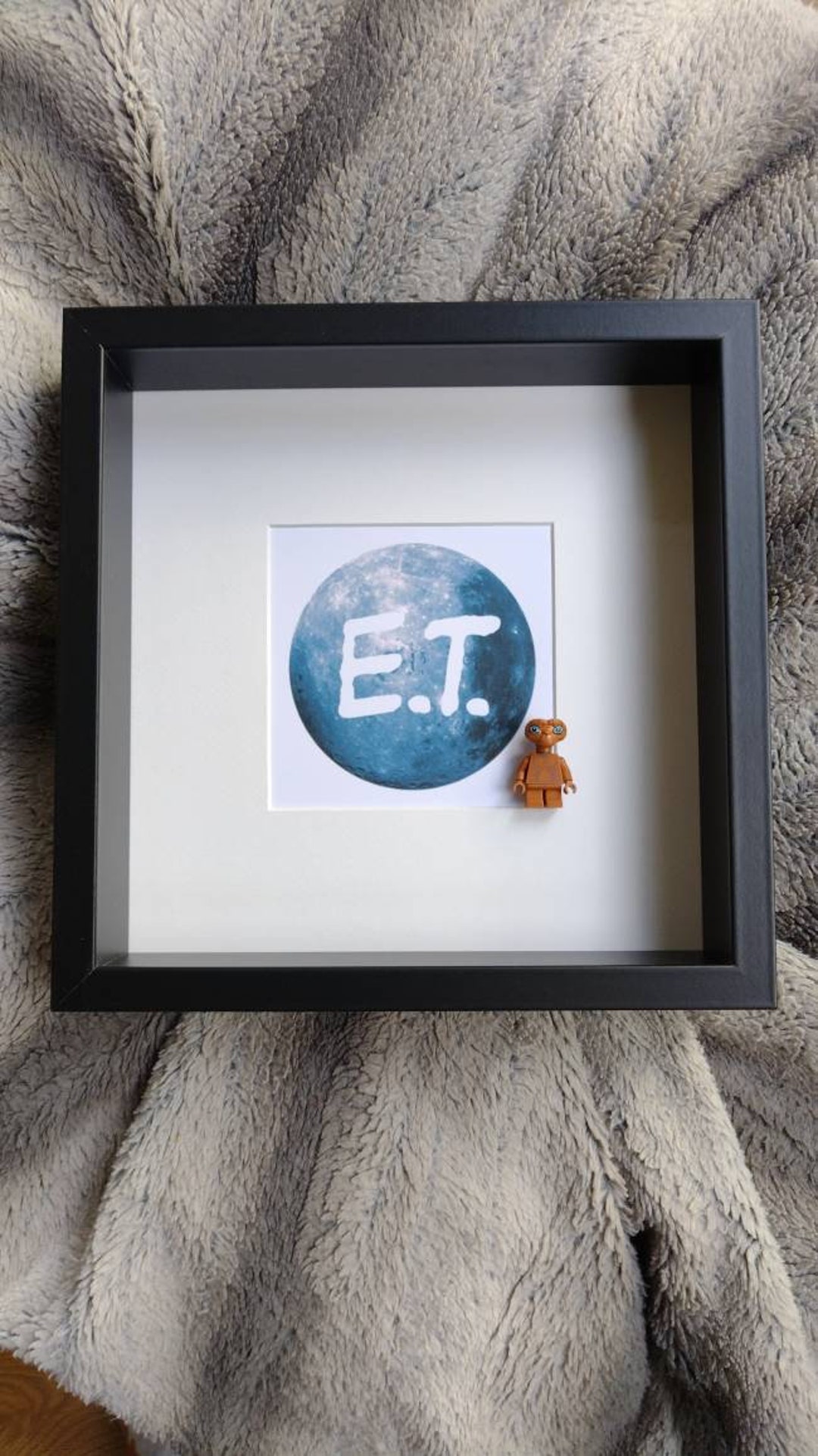 E.T Inspired Minifigure Frame E.T Phone Home Sci-fi Aliens Space Gift ...