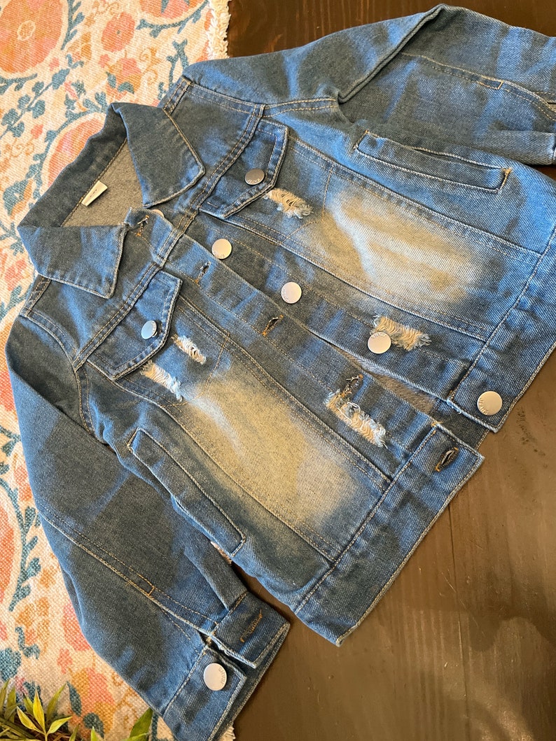 Custom Made Denim Patch Jacket - Etsy
