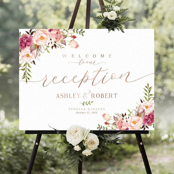 Wedding Reception Signs - Etsy